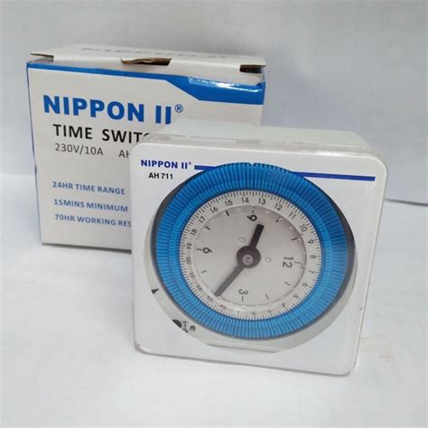 Dlx Lk711 Nipon Ii Ah711 24hrs Analog Time Timer Switch Hager Maxguard Shopee Malaysia