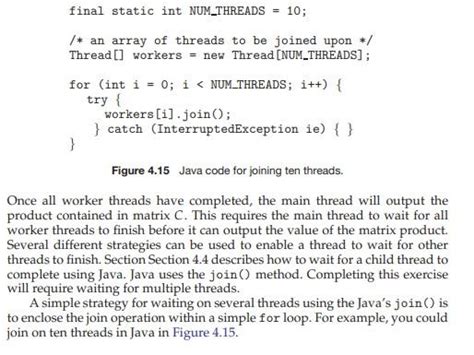 Do The Multithread Matrix Multiplication From Chapter