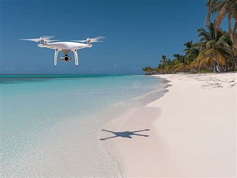 Ai Powered Drone Monitoring The Environment Stock Illustration