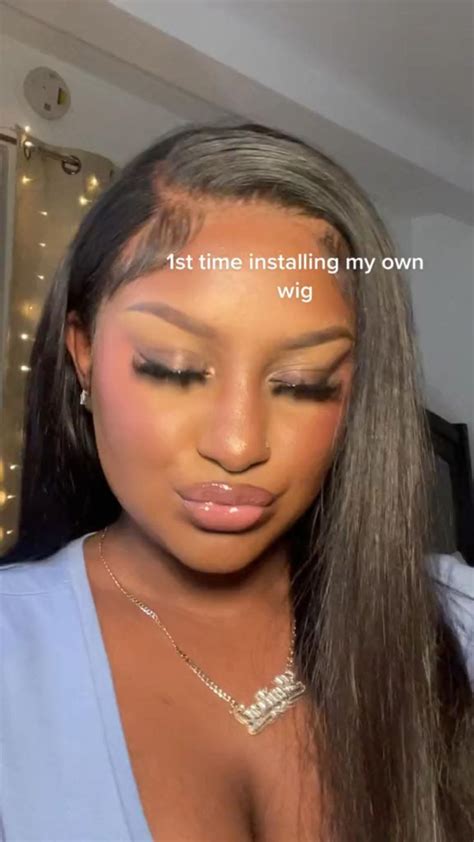 1st time installing a wig | Human hair wigs, Protective hairstyles, Curly hair tips