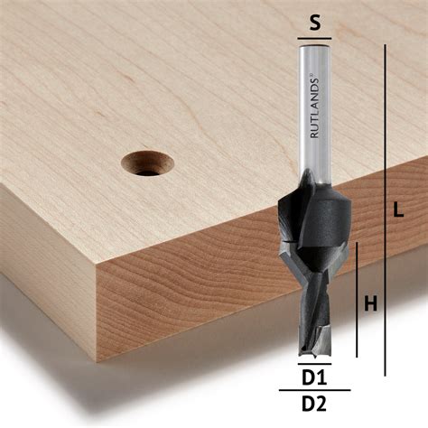 Tct Router Bit Countersink Next Day Delivery Rutlands Limited