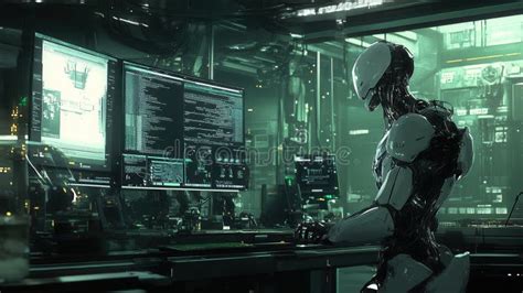 advanced robotics in high tech laboratory focusing on autonomous systems and artificial