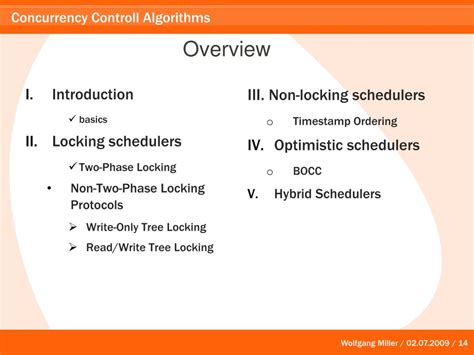 Ppt Concurrency Control Algorithms Powerpoint Presentation Free