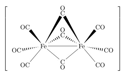 Chemistry Adjustments To The Fe2co9 Structure Design With Chemfig