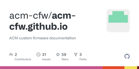 releases · acm cfw acm · github