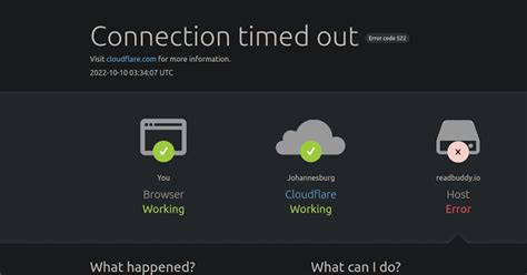 how to fix error 522 on cloudflare