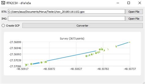 Difference In Gpx File Between Rinex Generated By Emlid And Rinex