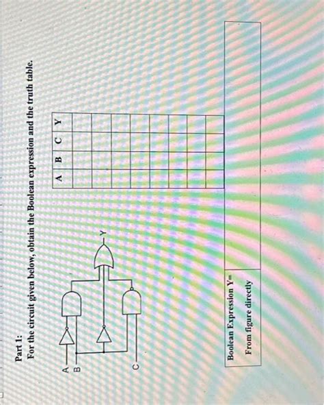 Part 1 For The Circuit Given Below Obtain The
