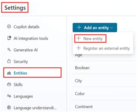 Use Entities And Slot Filling Designing Your Own Copilot Using