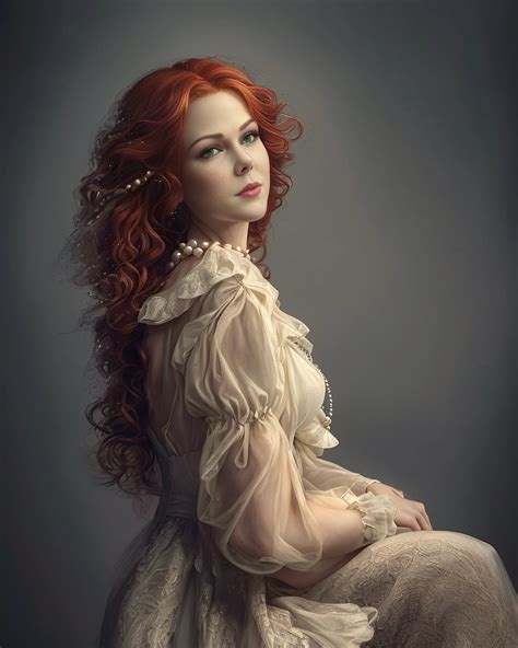 Download Ai Generated Woman Red Hair Royalty Free Stock Illustration Image Pixabay