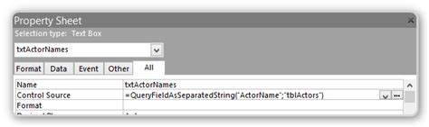 Accessvba How To Output Data From A Column As Comma Separated String
