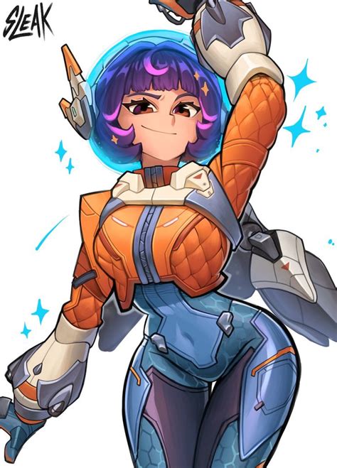 Sleak Sleakj3 On X Overwatch Character Art Female Character