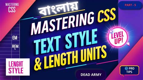 Mastering Css In 2024 Bangla Part05 Binarytechpoint Youtube