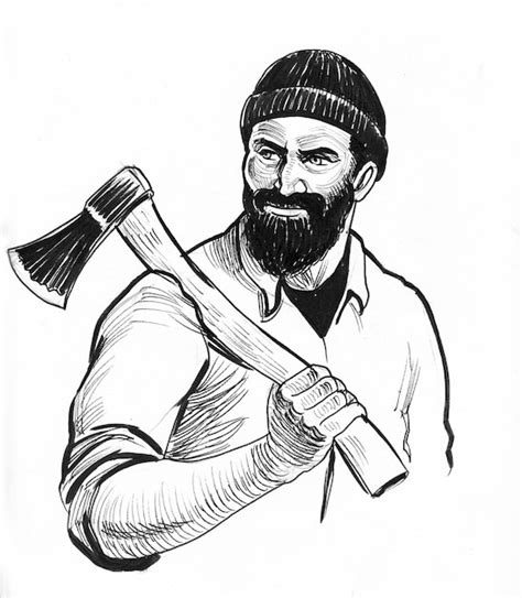 Lumberjack Sketch