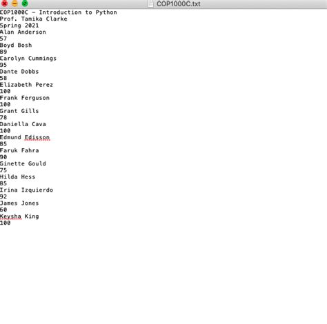 solved this is a python beginner course the code should
