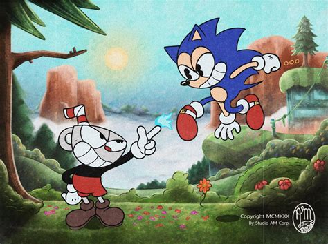 Forget Bendy I Want A Sonic And Cuphead Collab