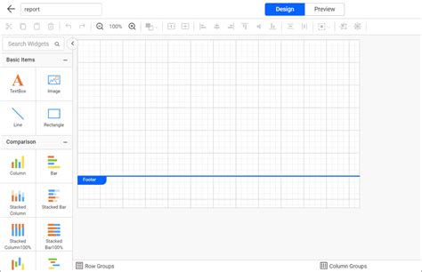 Create Report In The Report Server Syncfusion