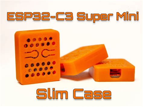 Esp32 C3 Super Mini Slim Case By Purerandom Makerworld Download Free 3d Models