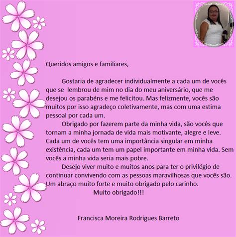 Uira Na Educa Com Amor Mensagem De Agradecimento