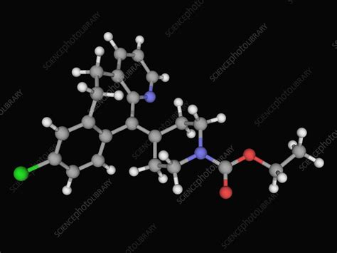 Loratadine Drug Molecule Stock Image F0045824 Science Photo Library