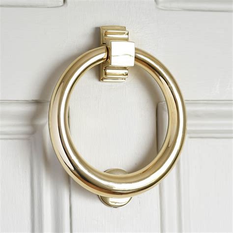 Brass Door Knocker Front Door Knocker Ring Door Knocker