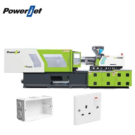 Powerjet 330 Ton Electrical Light Switch Socket Panel Making Injection