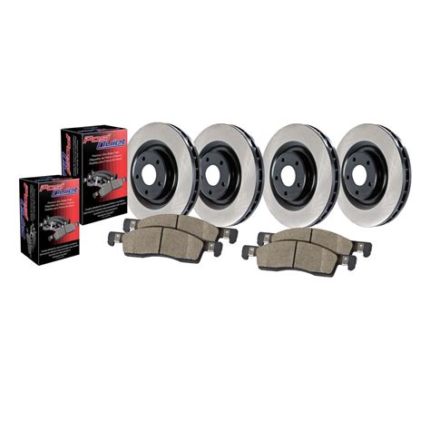 Centric Parts Disc Brake Kit Preferred Axle Pack 4 Wheel With Premium