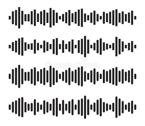 Sound Frequency Vector Sound Wave Pattern Design Audio And Frequency