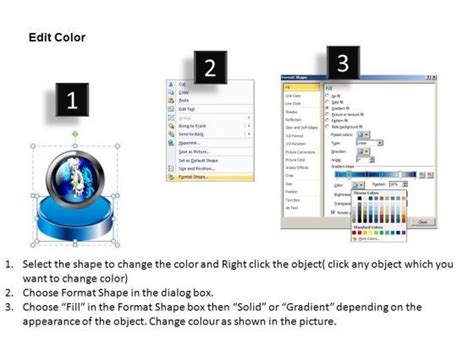 Powerpoint Template Global Pedestal Platform Showcase Ppt Layout