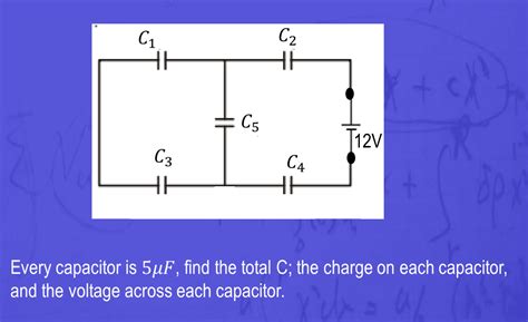 Solved Every capacitor is μF find the total C the charge Chegg com