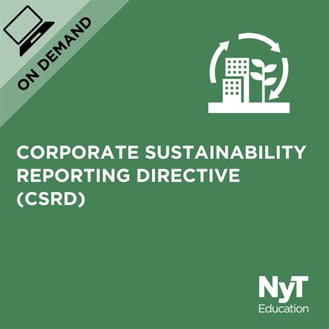 Corporate Sustainability Reporting Directive CSRD Edlegio