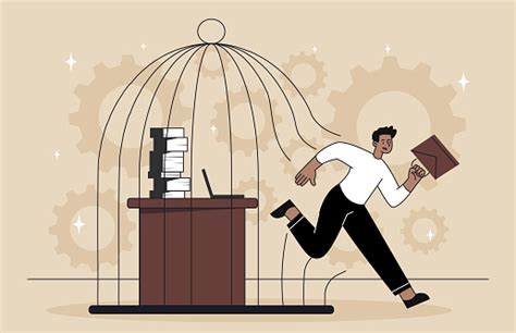Freedom Work Concept Stock Illustration Download Image Now Escaping