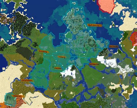 Map Of A Kingdom Ive Been Building Over The Last 3 Years Rminecraft