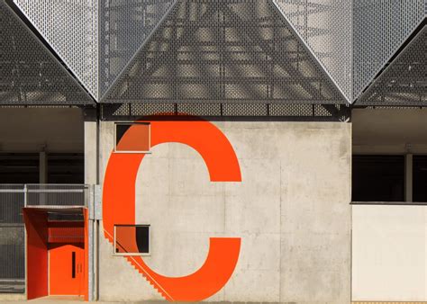 Haptic Wraps London Olympic Car Park In Geometric Metal Skin