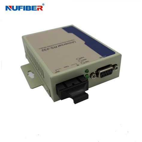 Serial To Fiber Converter RS232 To Fiber Optic Media Converter Fiber Modem SM Duplex 20km