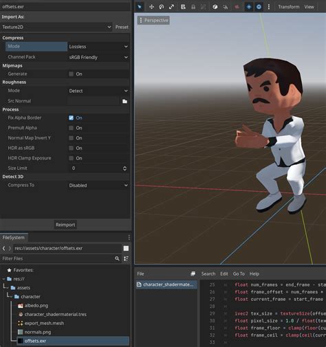 Looking For Help Implementing A VAT Animation Shaders Godot Forum