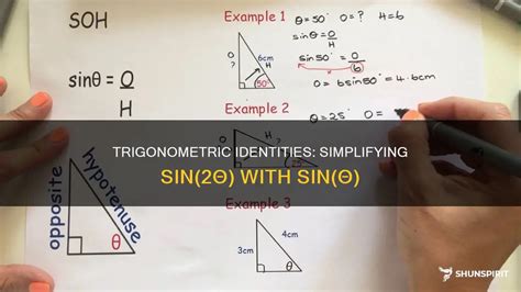 Trigonometric Identities Simplifying Sin2Θ With SinΘ Shunspirit