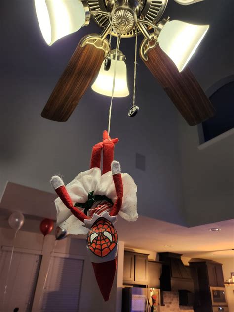 Spider Elf Does Whatever A Spider Elf Can R Elfontheshelf