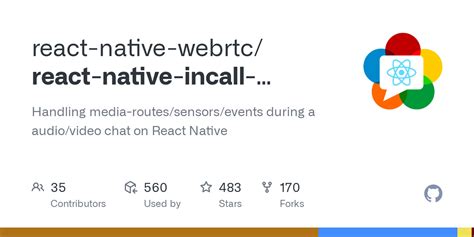 Releases · React Native Webrtc React Native Incall Manager · Github