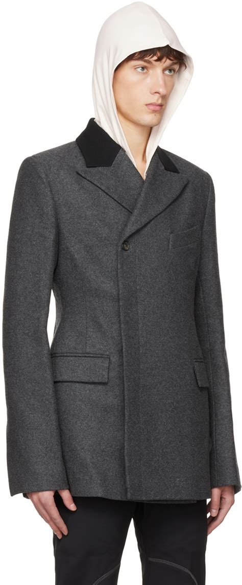 Maximilian Davis Gray Drayton Blazer Maximilian Davis