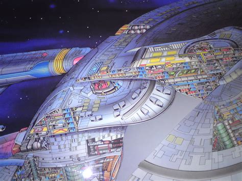 Uss Enterprise Ncc 1701 D Cutaway Poster Flying Through Space Variant