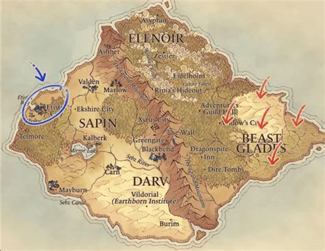 Finally A Good Quality Map Of Dicathen Rtbatenovel