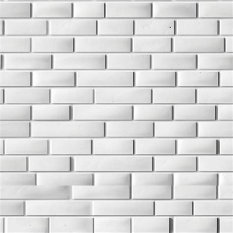 Una Pared De Ladrillos Blancos Con Una Pared De Ladrillos Blancos