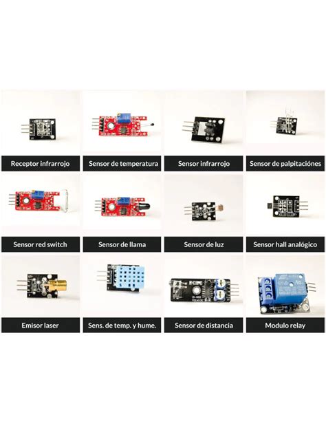 kit de 37 sensores para v1