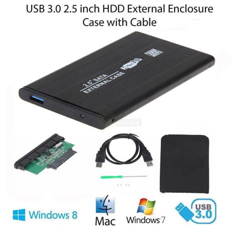 Usb 3 0 Sata 2 5 External Hard Drive Ssd Hdd Enclosure Hdd Case
