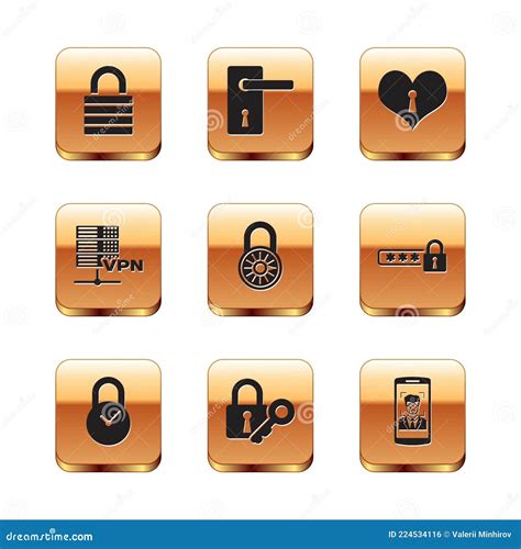 Set Lock Padlock With Clock And Key Safe Combination Wheel Server