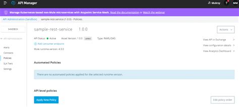 Rate Limiting Mulesoft Api Manager Policy Ootb