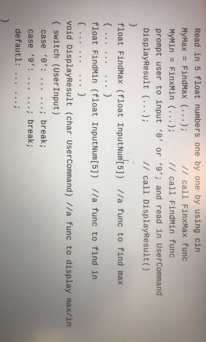 Solved Create A Function Using C Prompt User To