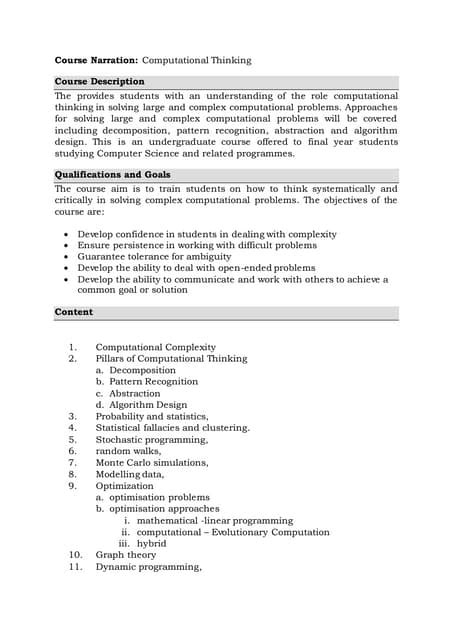 computational thinking docx