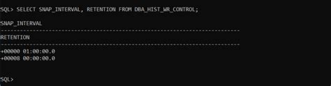 How To Check Awr Retention Period In Oracle Database
